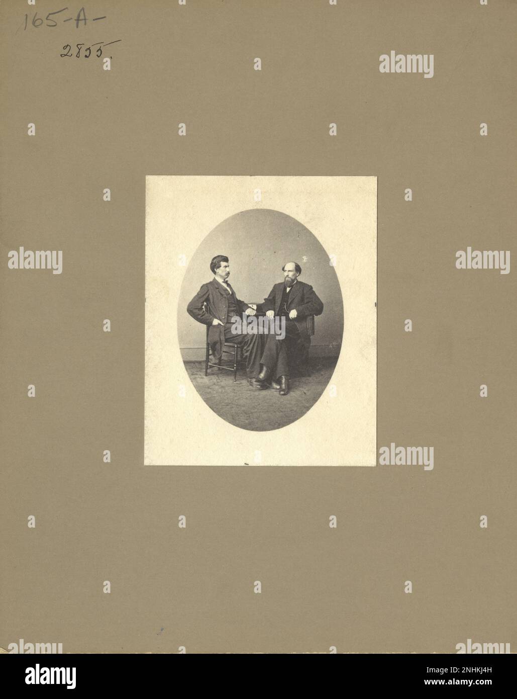 Samuel Clemens, & possibly Gen. Thomas Williams 19th Century Mathew ...