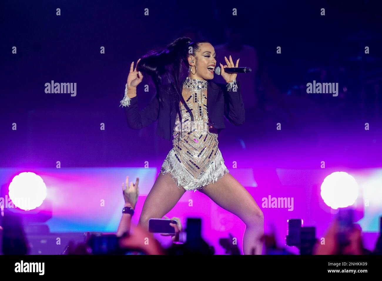EP- 2022 photos selection: The singer Chanel performs during the XVI ...