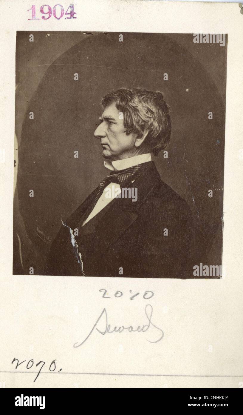Hon. William H. Seward, New York Secretary of State 19th Century Mathew ...