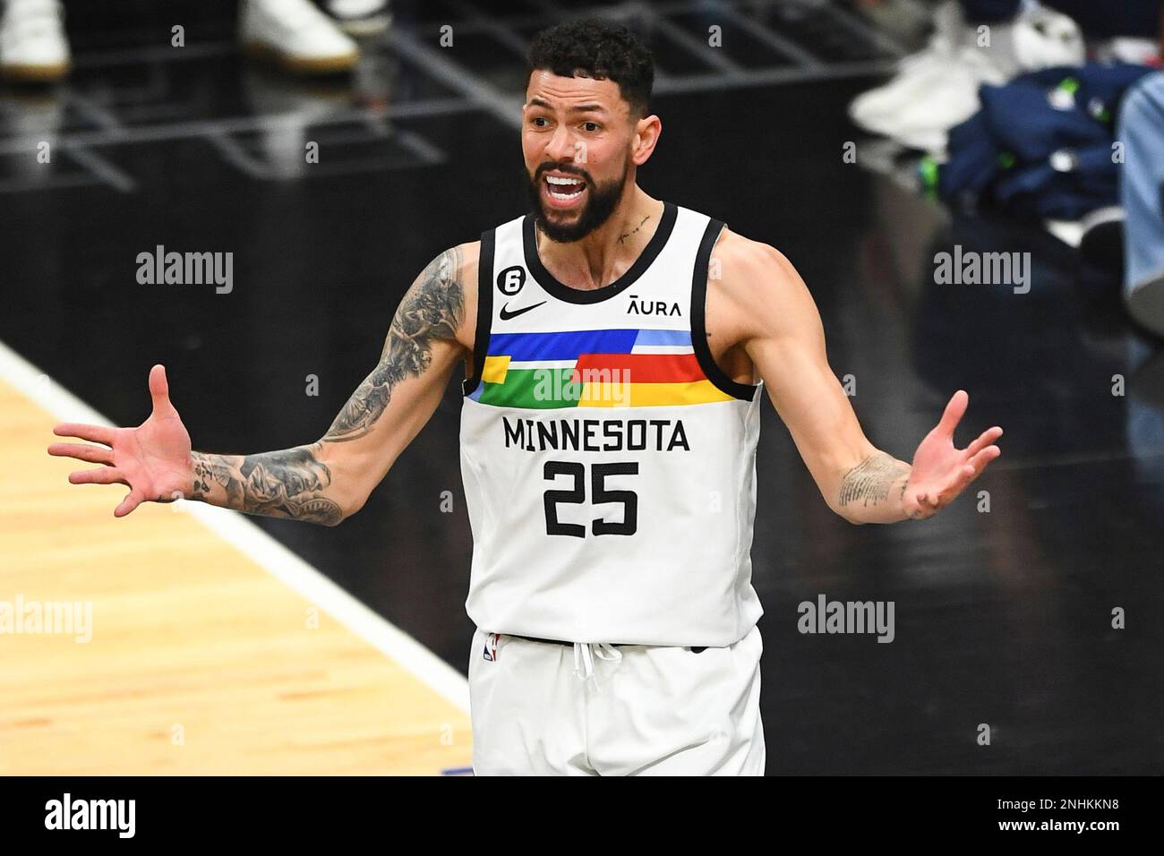 LOS ANGELES, CA - DECEMBER 14: Minnesota Timberwolves Guard Austin ...