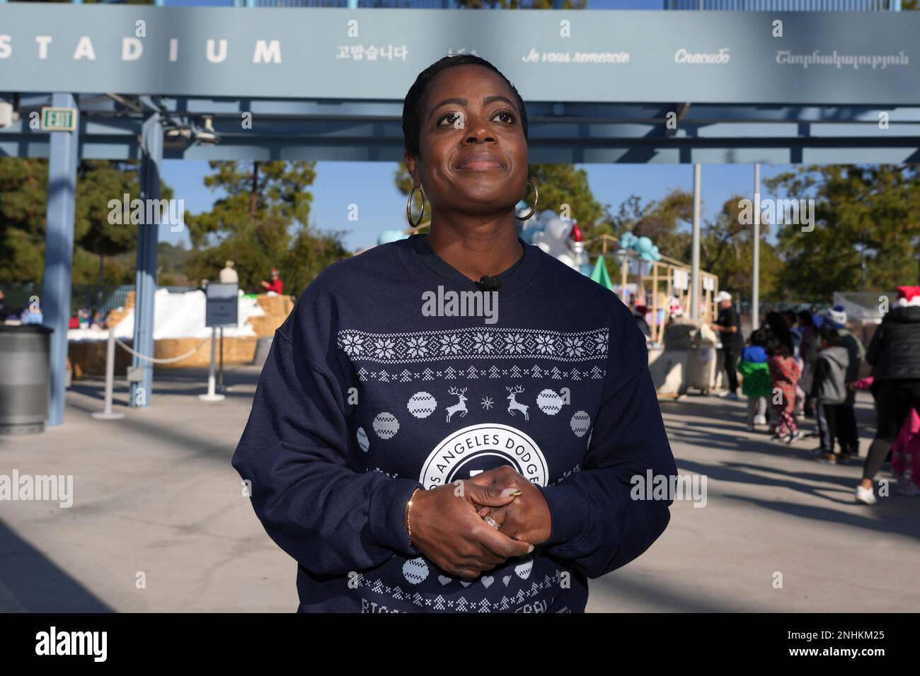 Los Angeles Dodgers chief executive officer Nichol Whitman during the ...