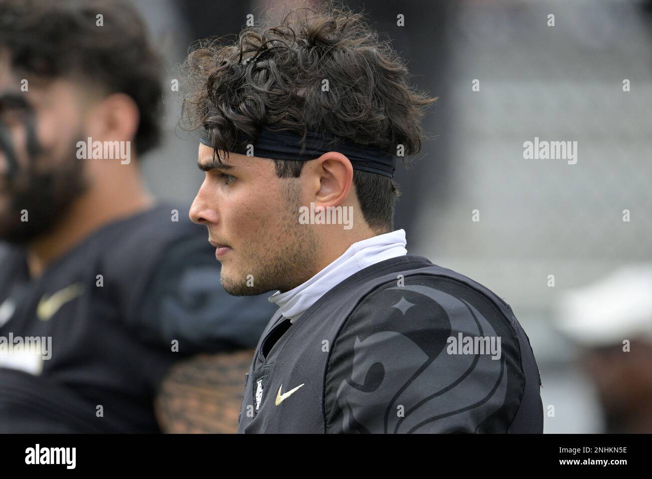 Central Florida quarterback Mikey Keene (13) leaves the field after a ...