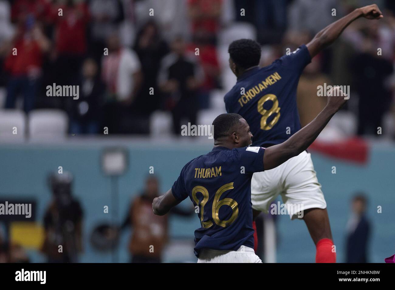 Qatar - Doha - 12/14/2022 - 2022 WORLD CUP, FRANCE X MOROCCO - Players ...