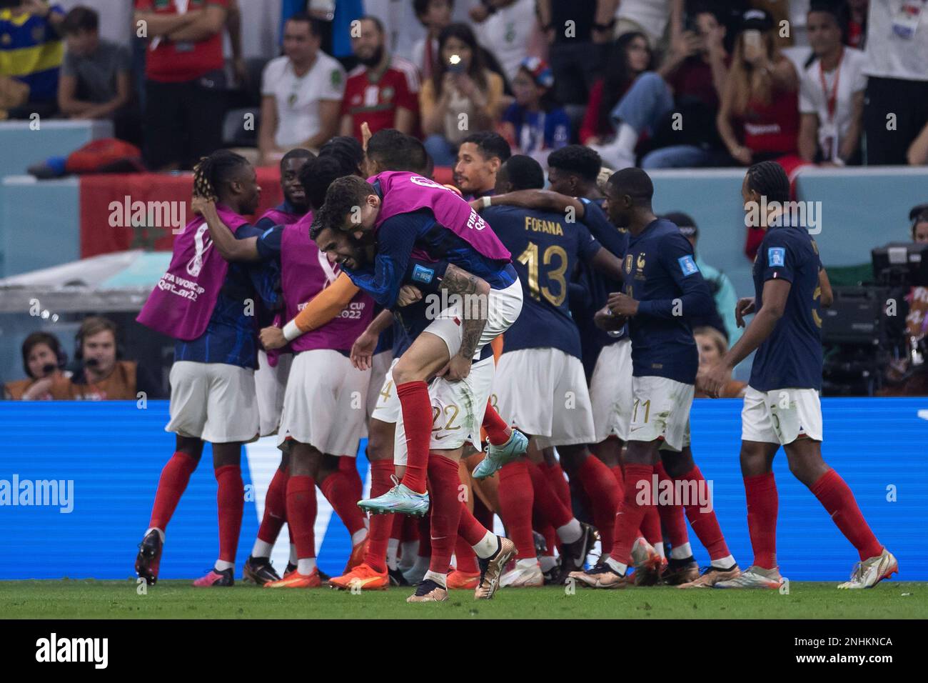 Qatar - Doha - 12/14/2022 - 2022 WORLD CUP, FRANCE X MOROCCO - Players ...