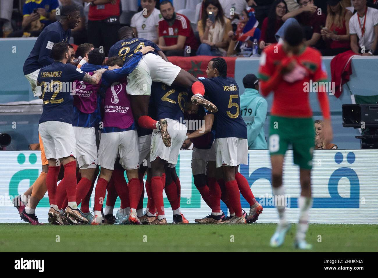 Qatar - Doha - 12/14/2022 - 2022 WORLD CUP, FRANCE X MOROCCO - Players ...