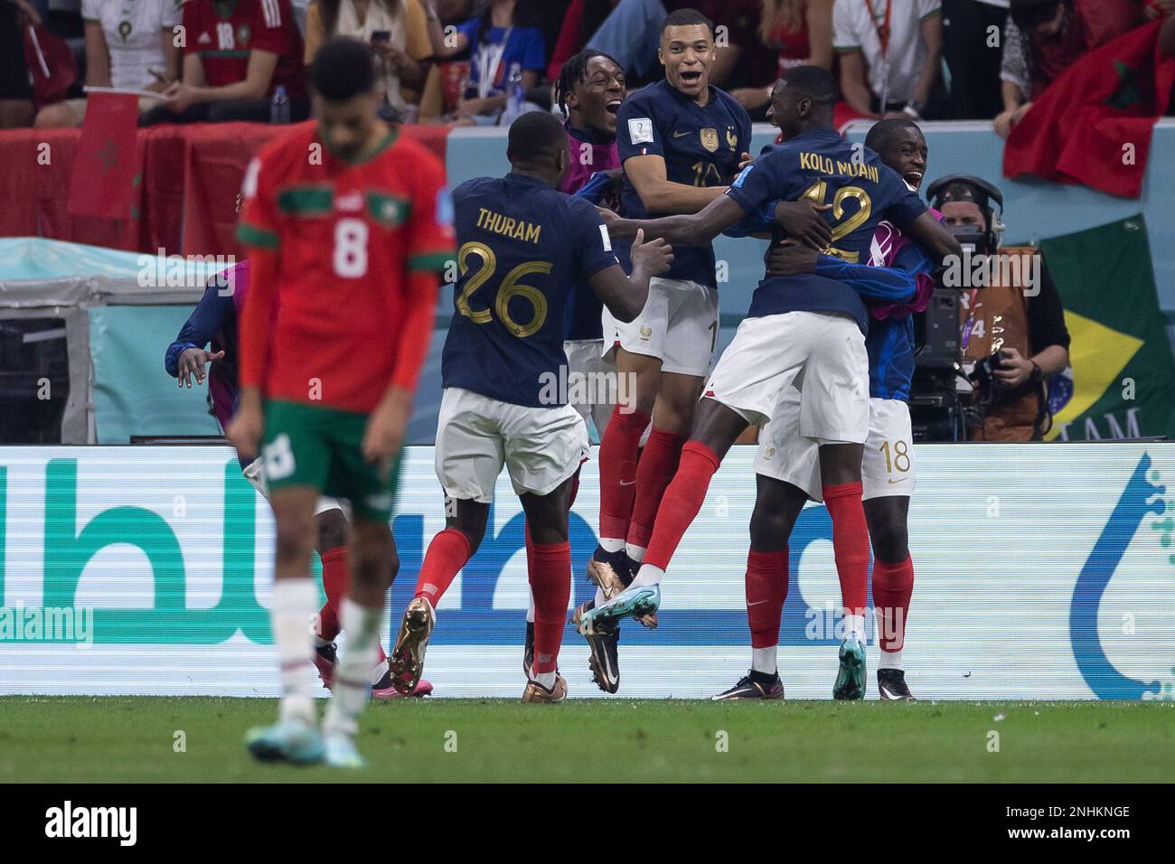 Qatar - Doha - 12/14/2022 - 2022 WORLD CUP, FRANCE X MOROCCO - Players ...