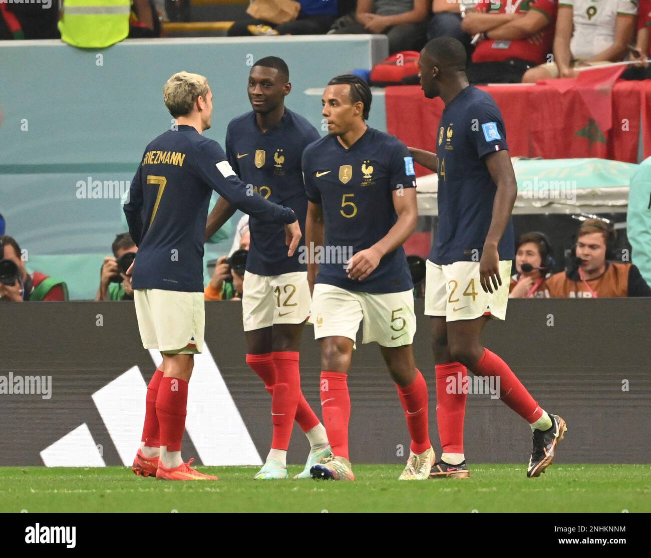 France's Randal KOLO MUANI (12) celebrates after scoring a team's ...