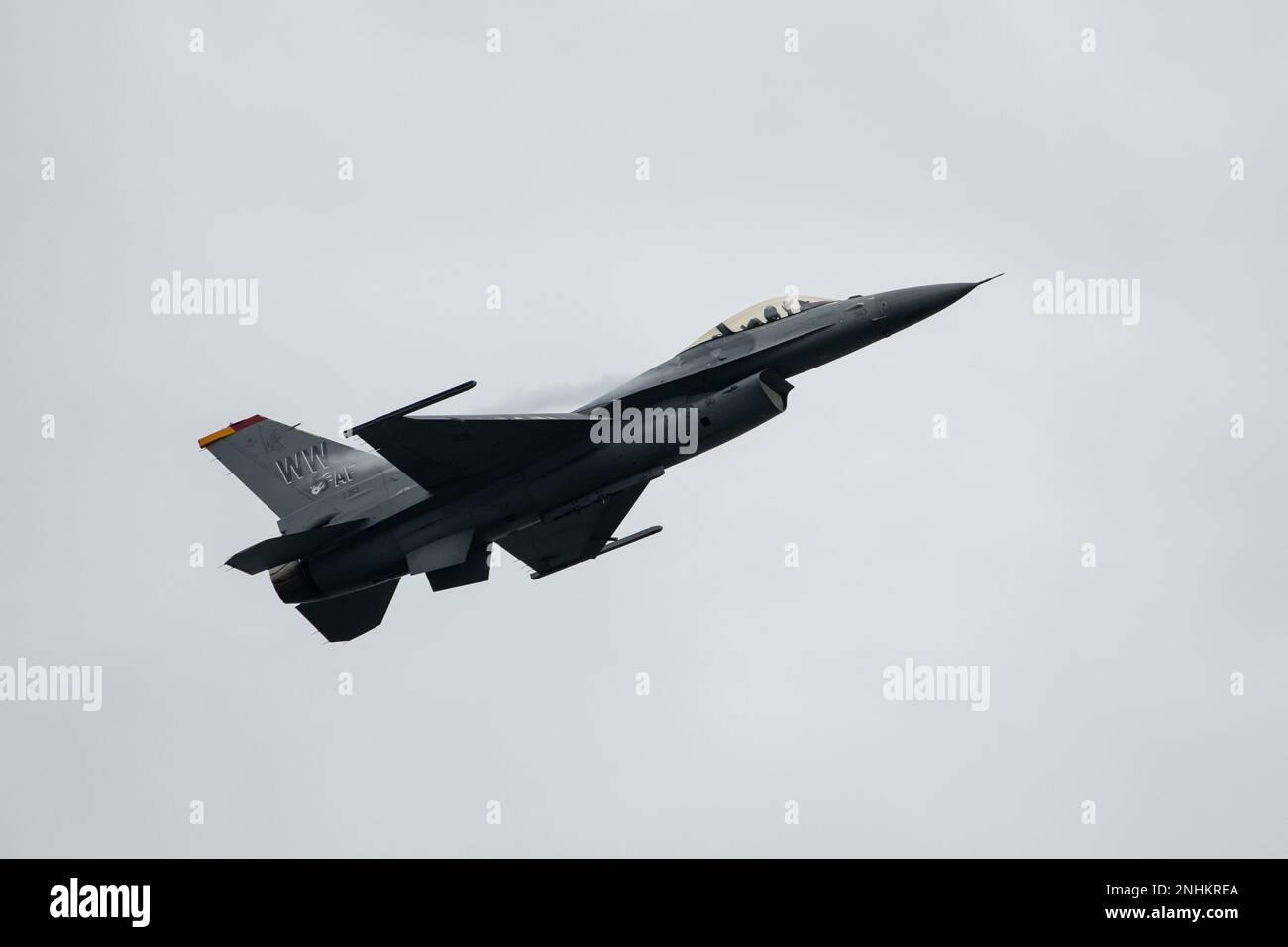 A U.S. Air Force F-16 Fighting Falcon from the Pacific Air Forces F-16 ...