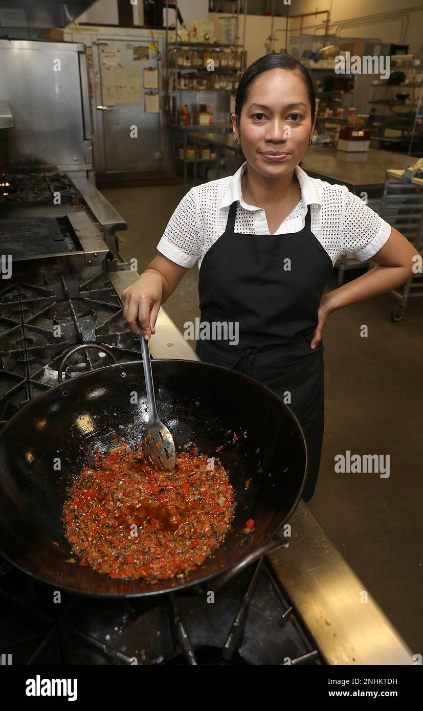 Chef/owner Siska Silitonga Marcus of Chili Cali makes a small batch of ...