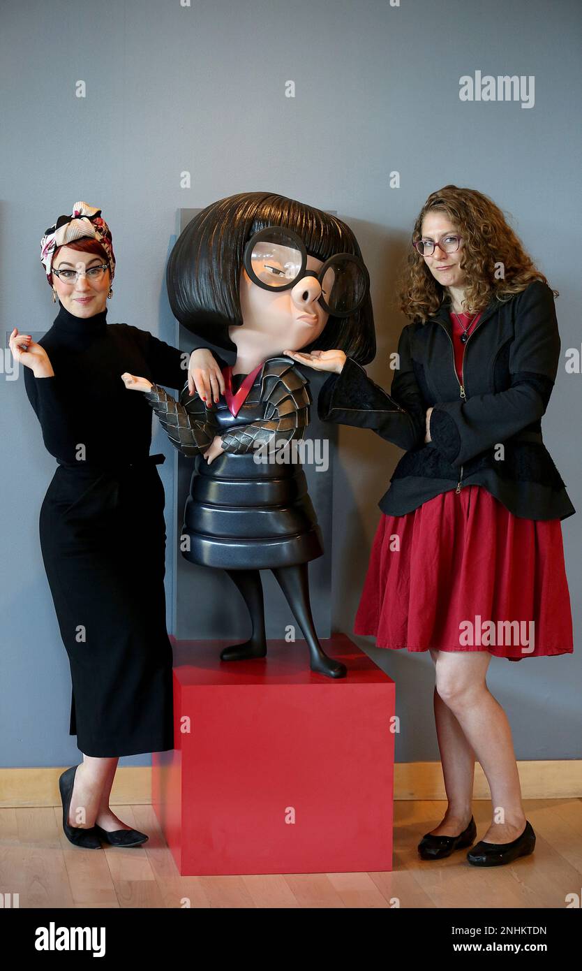 Character artist Deanna Marsigliese (left) and tailoring lead Fran ...
