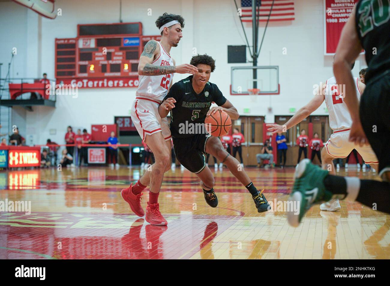 BOSTON, MA - DECEMBER 13: Dartmouth Big Green guard Jaren Johnson (5 ...