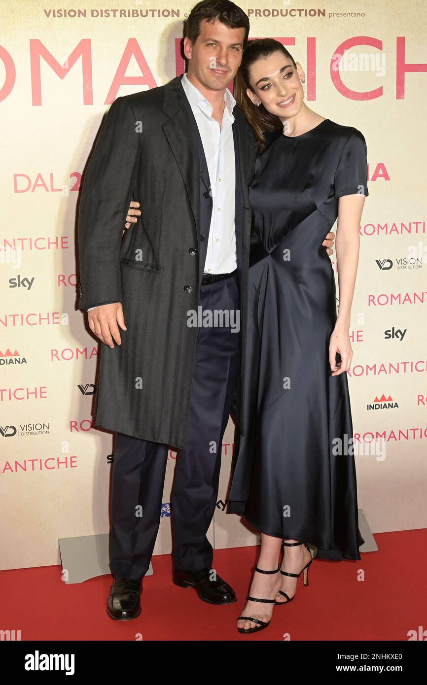Rome, Italy. 21st Feb, 2023. Severino Recchi (l) and Pilar Fogliati (r ...