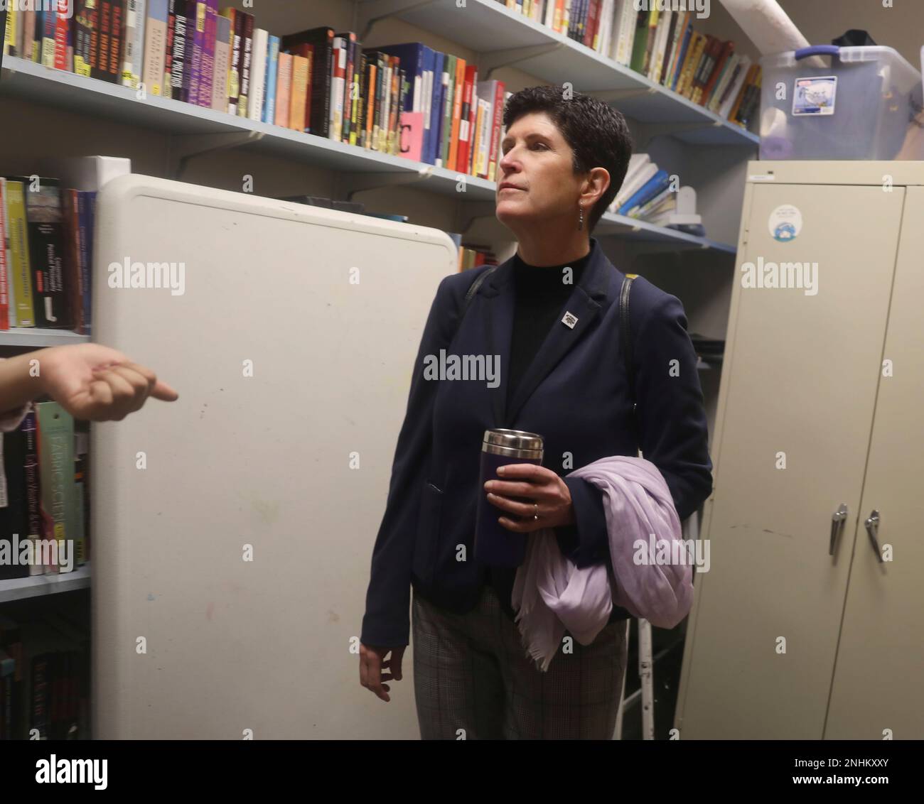 New San Francisco State University president Lynn Mahoney stops by ...