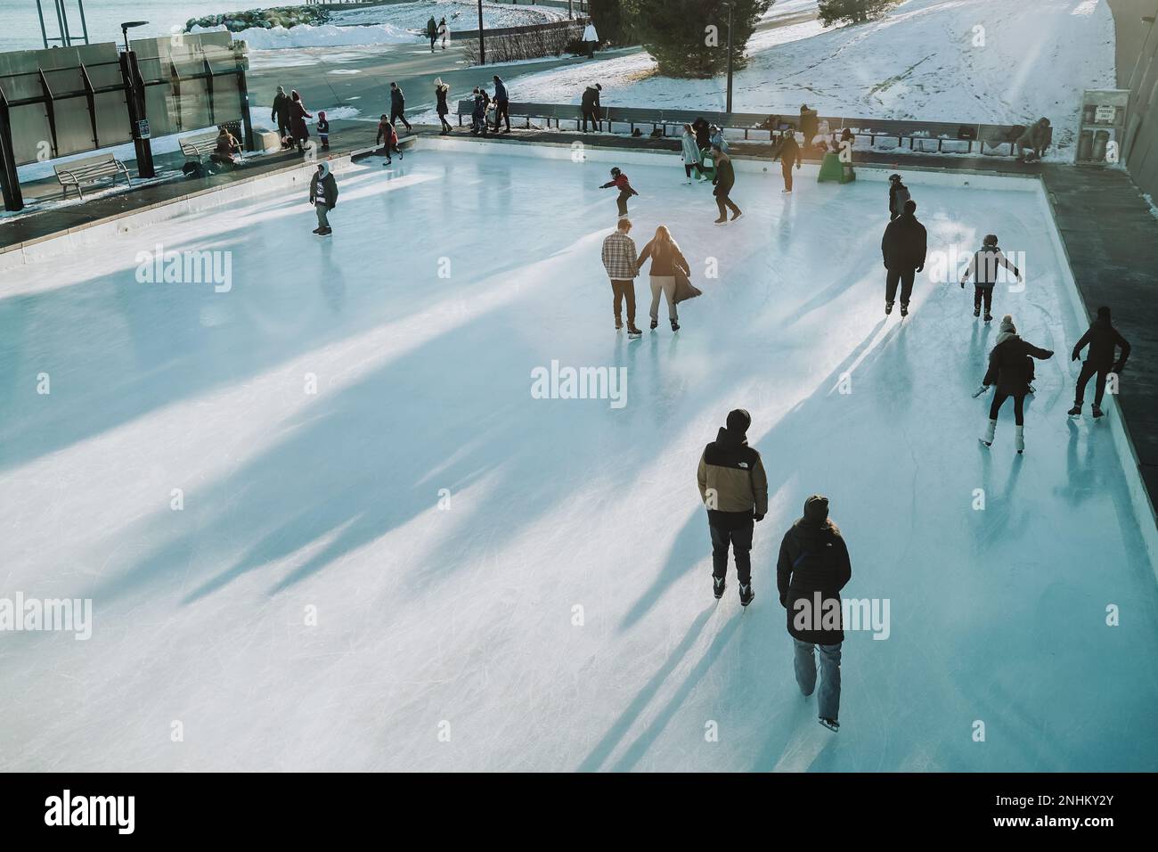 Enclosed rink hi-res stock photography and images - Alamy
