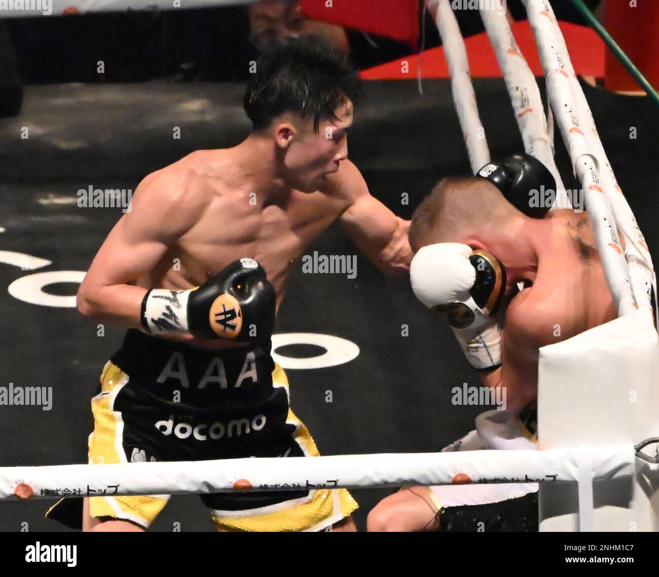 nNaoya Inoue (L), Japanese three-division bantamweight champion ...