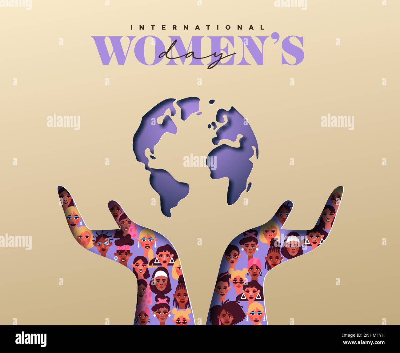 International earth day hand Stock Vector Images - Alamy