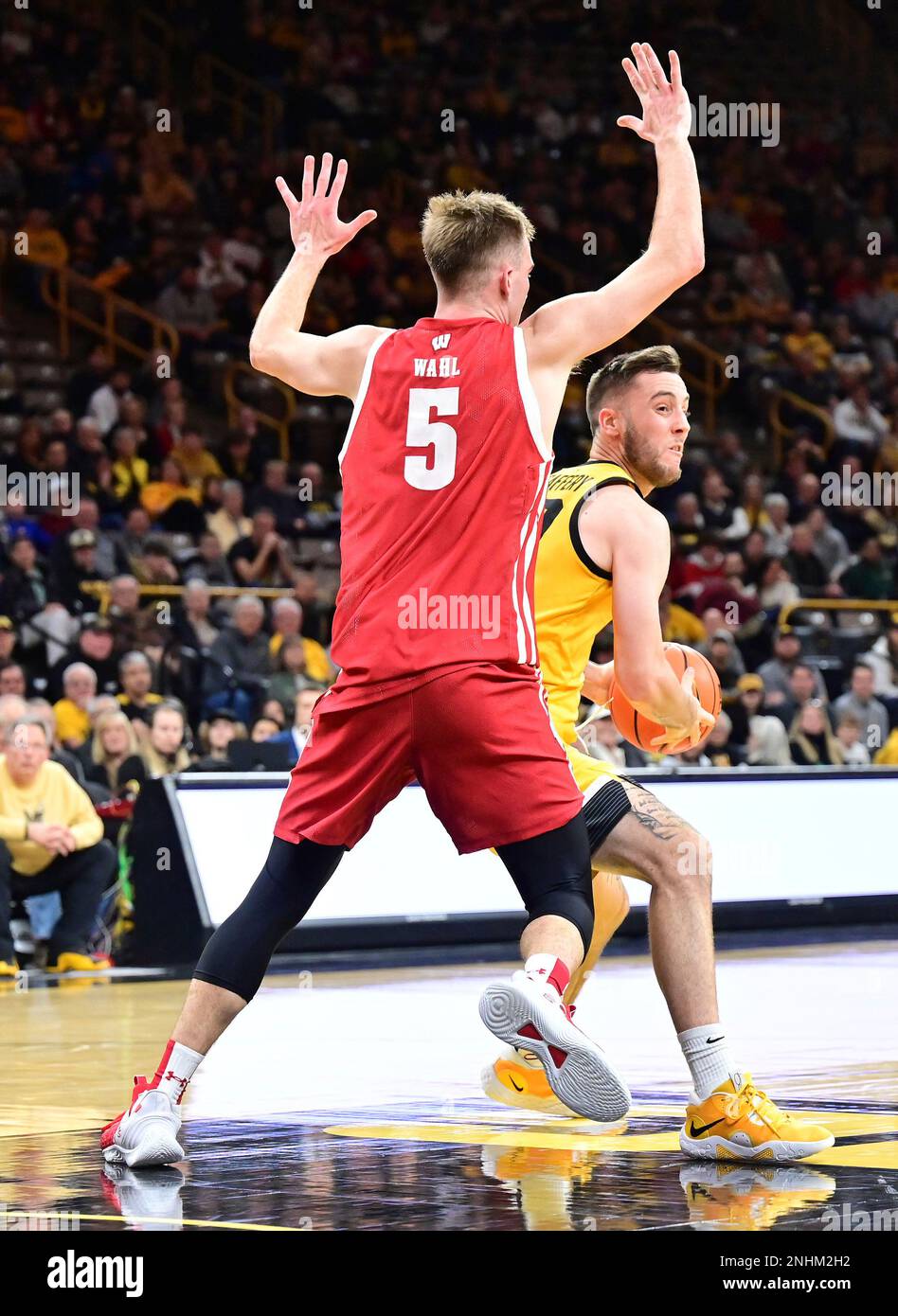 IOWA CITY, IA - DECEMBER 11: Iowa guard Connor McCaffery (30) drives in ...
