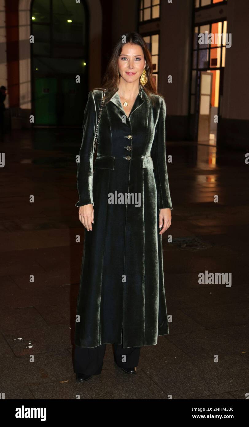 Esther Doña attends the party organized by Atresmedia to celebrate ...