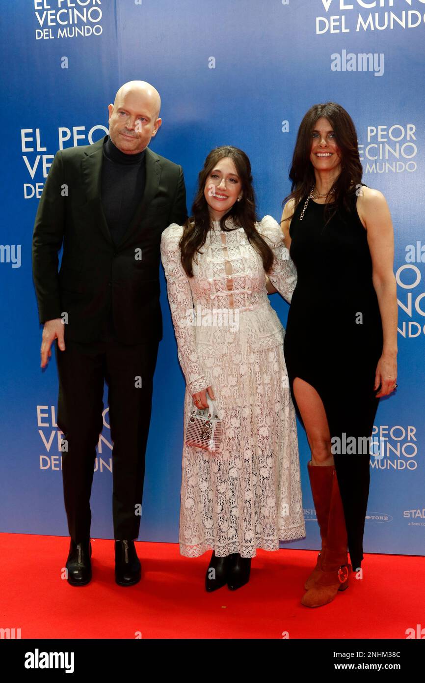 Marc Forster, Mariana Treviño and Renee Wolfe at the premiere of "The ...