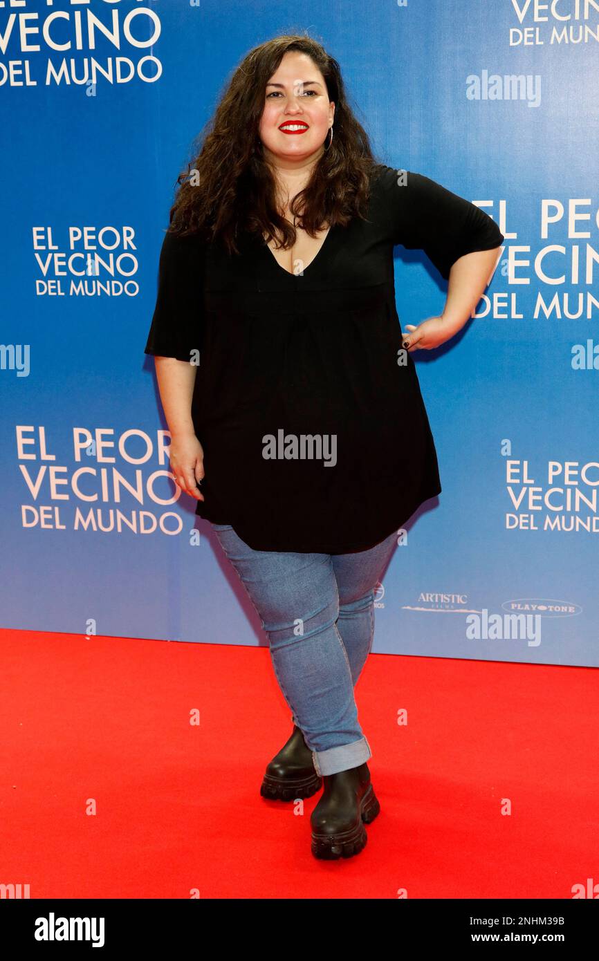Laura Galán at the premiere of "The World's Worst Neighbor," a film ...