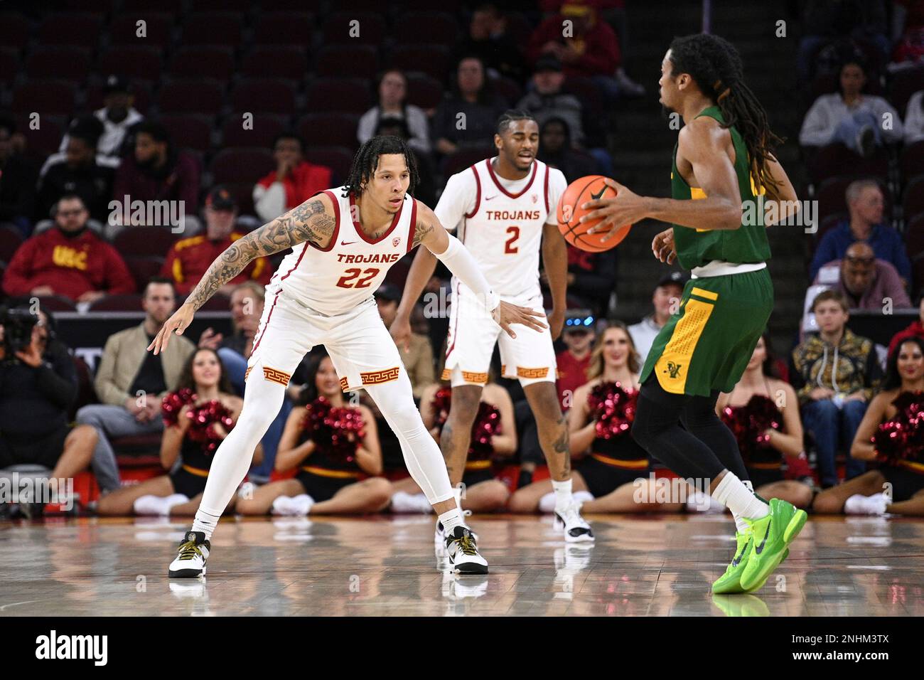 LOS ANGELES, CA - NOVEMBER 15: USC Trojans guard Tre White (22) on ...