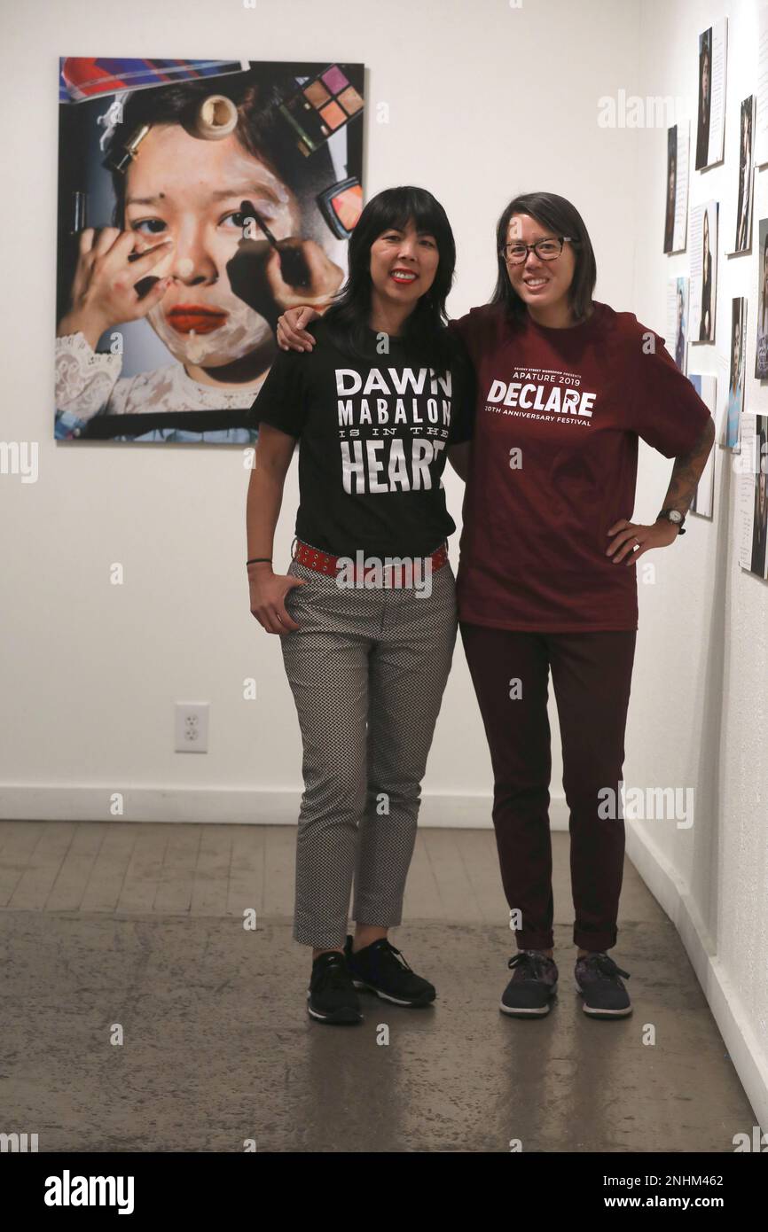 Festival co-founder and vice president Robyan Takayama (left) and ...