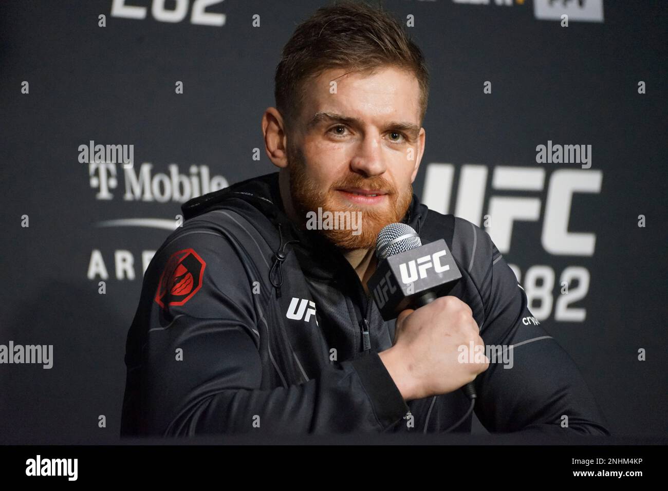 LAS VEGAS, NV - DECEMBER 10: Edmen Shahbazyan appears at the UFC 282 ...