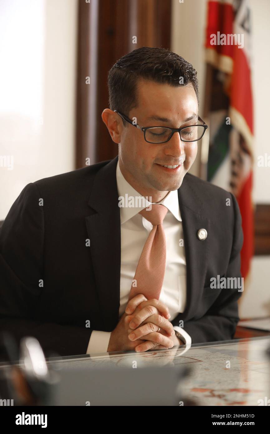 Chief of staff Jason Elliott talks about his work at his office on ...