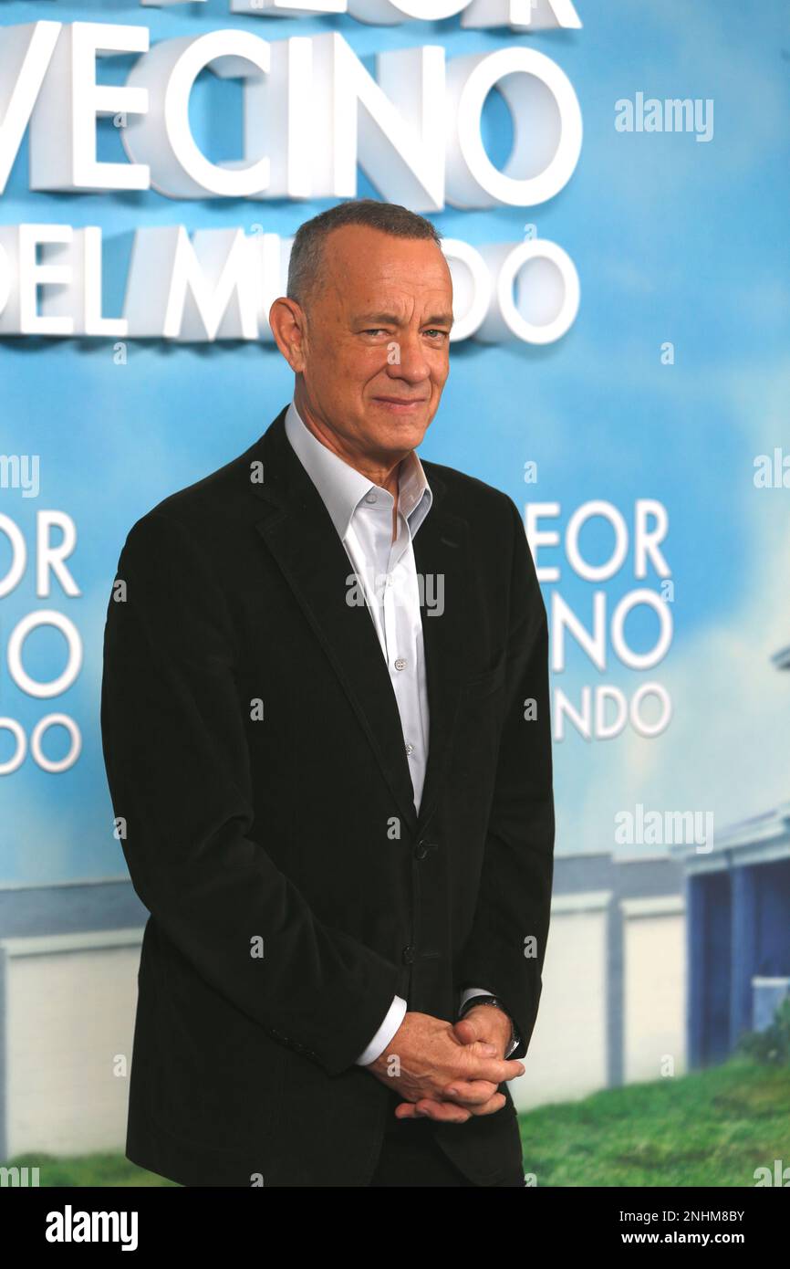 Actor Tom Hanks poses at the photocall for the film 'The World's Worst ...