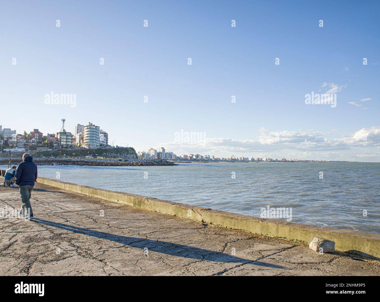 Mar del Plata marine landscape Stock Photo - Alamy