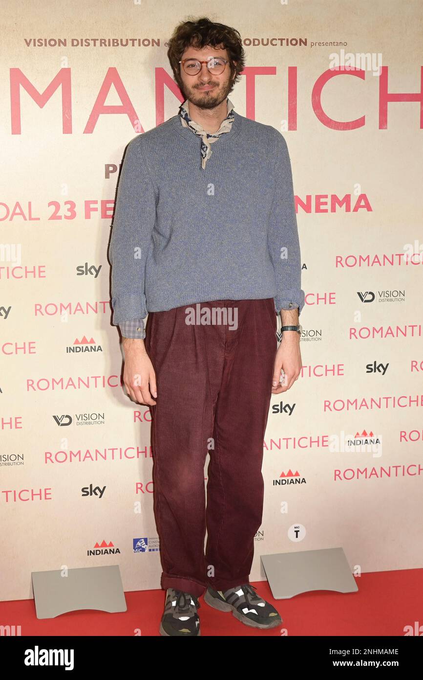 Giovanni Toscano attends the red carpet of the premiere of movie ...
