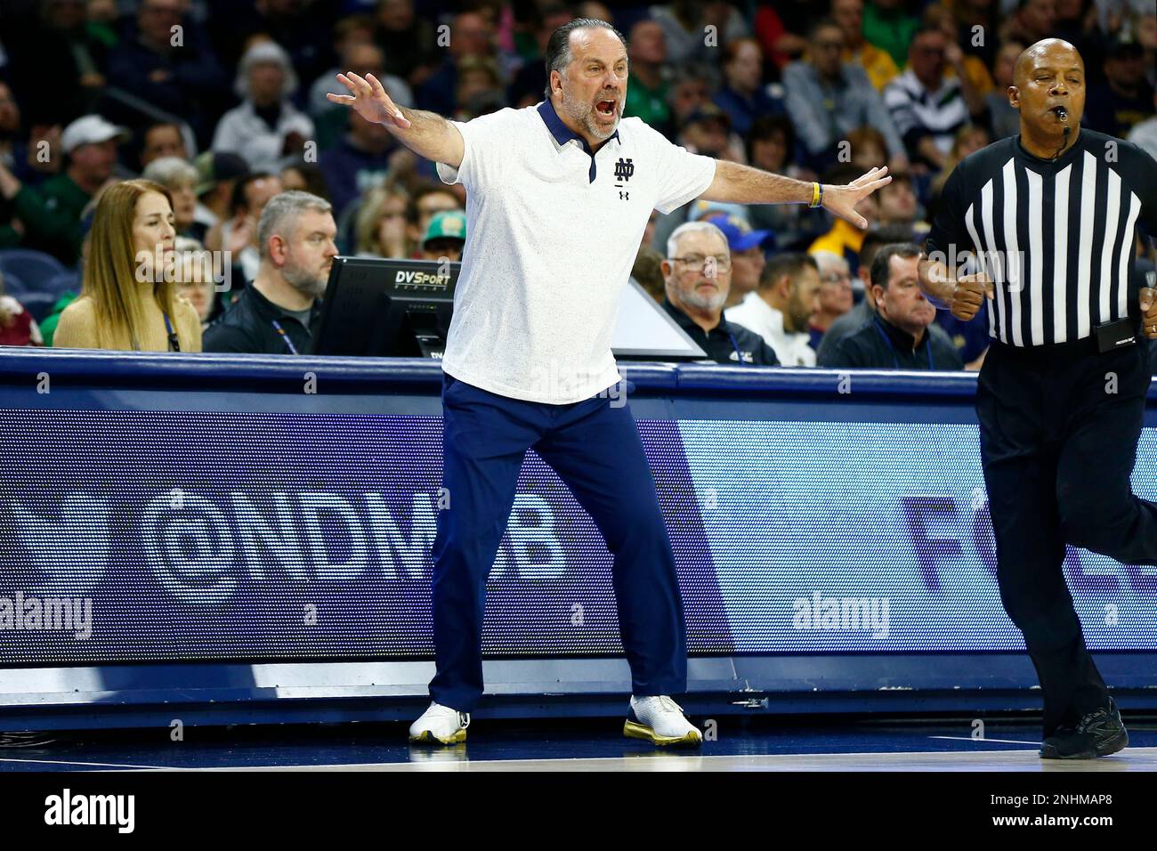 SOUTH BEND, IN - DECEMBER 11: Notre Dame Fighting Irish head coach Mike ...
