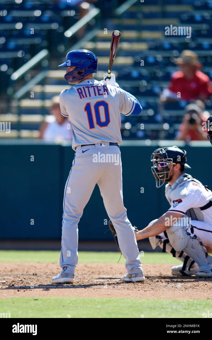 Luke Ritter (10) (New York Mets) of the Peoria Javelinas during an ...