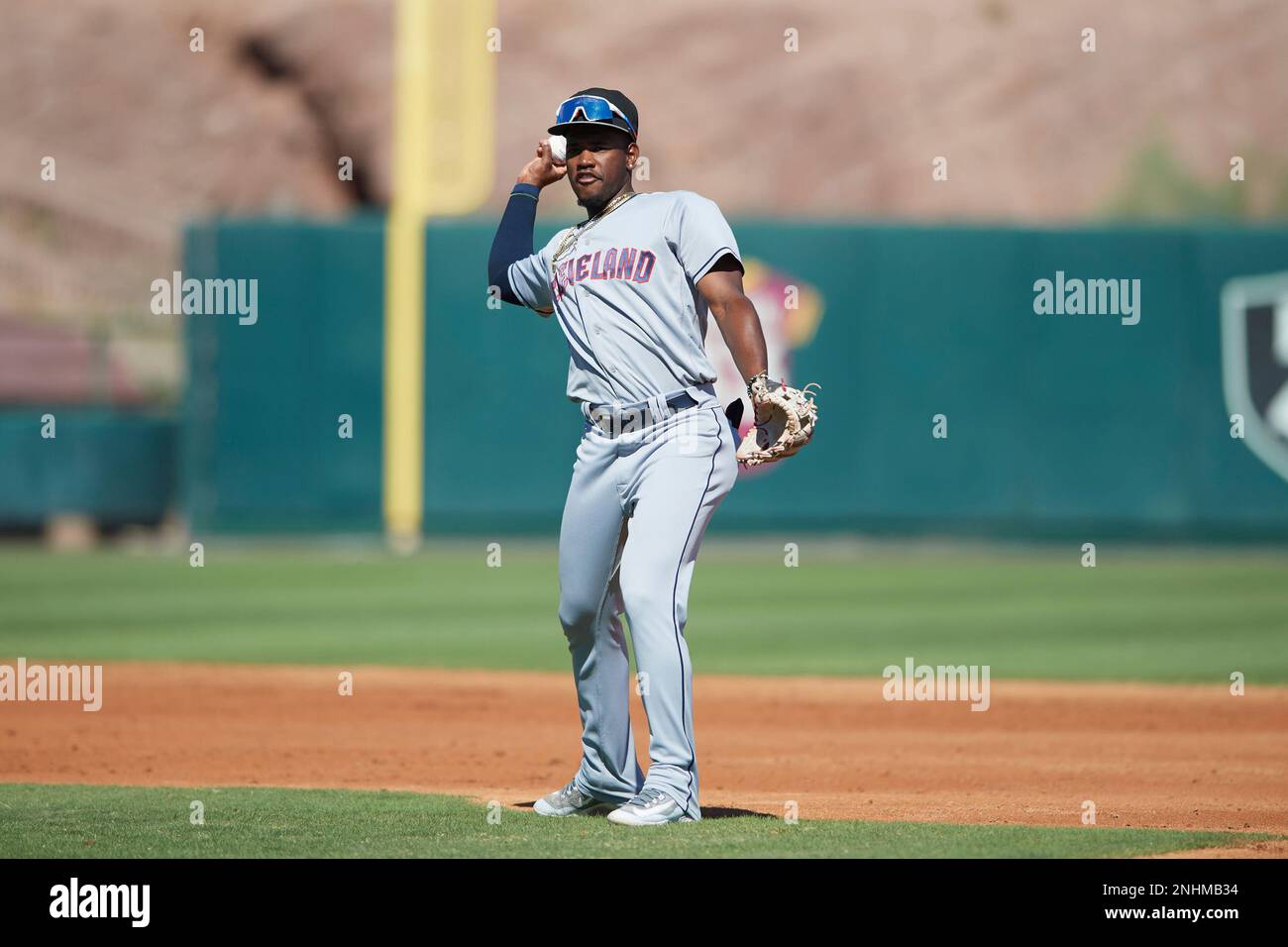 Angel Martinez (13) (Cleveland Guardians) of the Peoria Javelinas ...