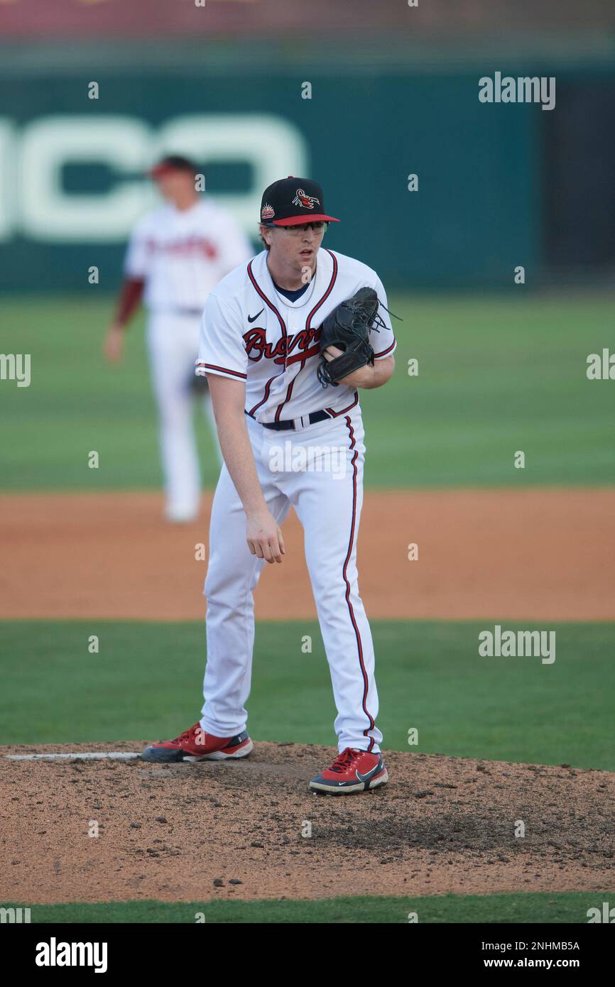 Scottsdale Scorpions pitcher Austin Smith (55) (Atlanta Braves) during ...