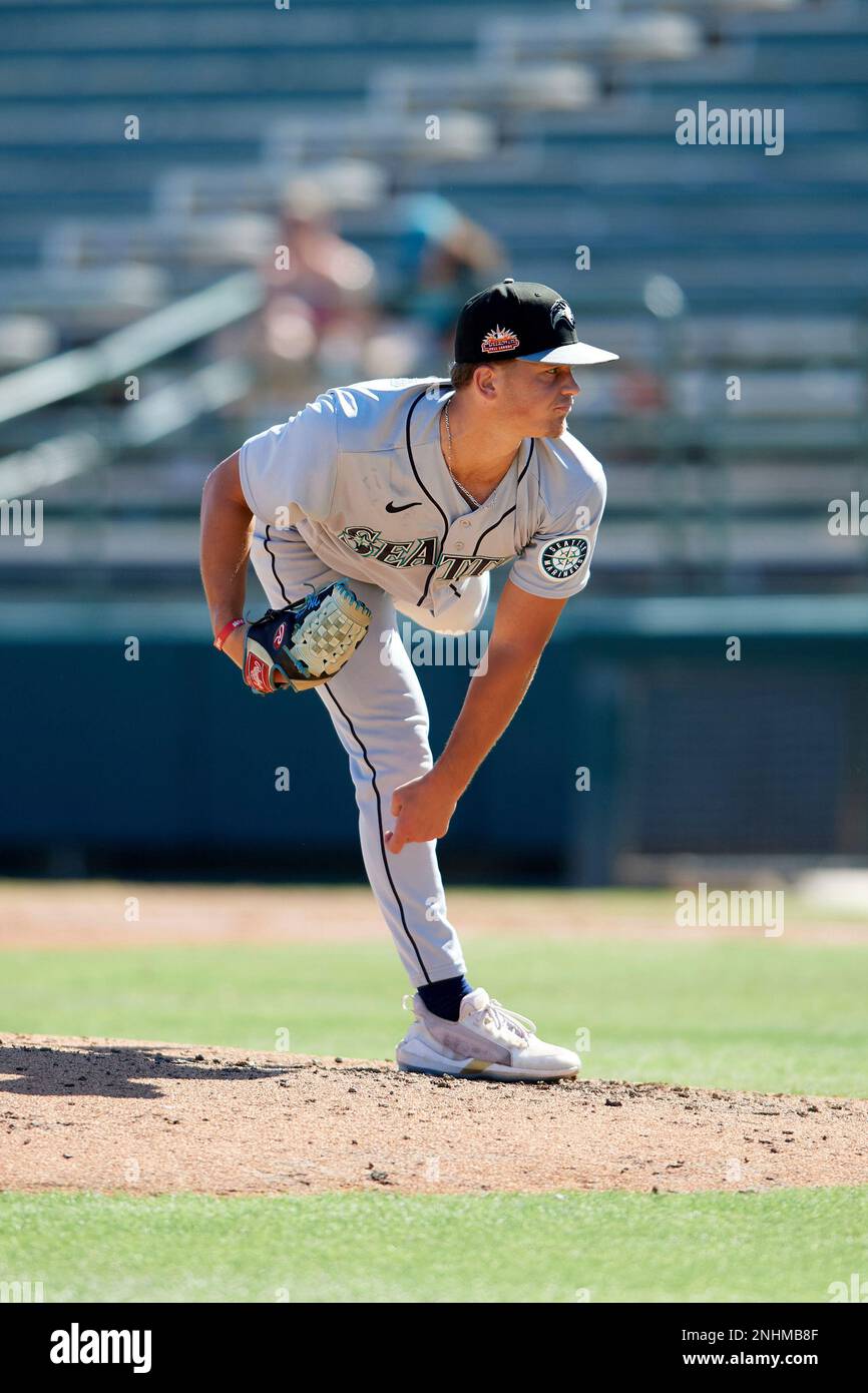 Peoria Javelinas pitcher Adam Macko (49) (Seattle Mariners) during an ...