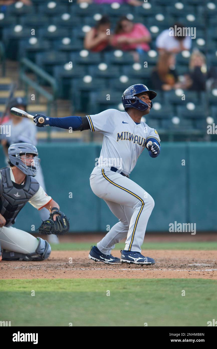 Zavier Warren (0) (Milwaukee Brewers) of the Glendale Desert Dogs ...