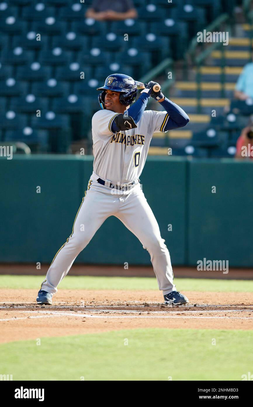 Zavier Warren (0) (Milwaukee Brewers) of the Glendale Desert Dogs ...