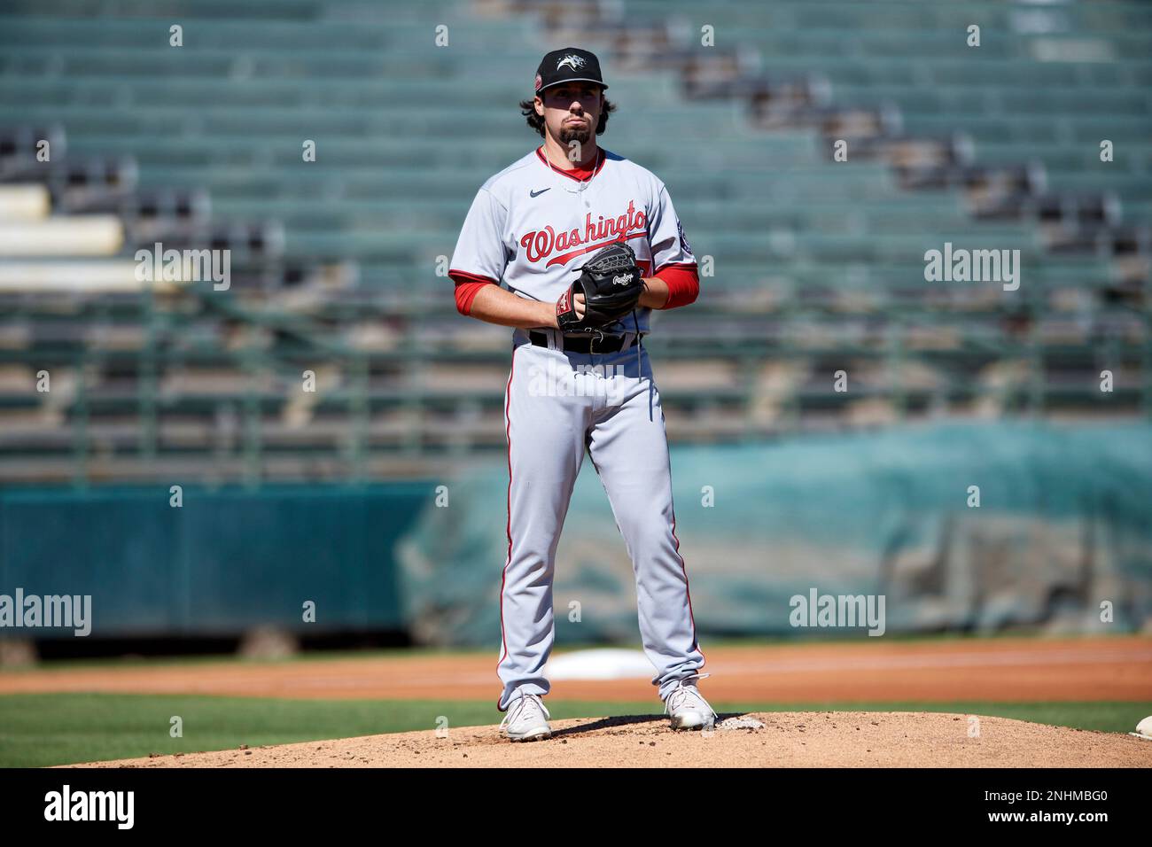 Peoria Javelinas starting pitcher Tim Cate (47) (Washington Nationals ...