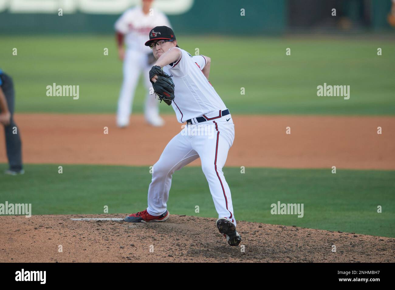 Scottsdale Scorpions pitcher Austin Smith (55) (Atlanta Braves) during ...