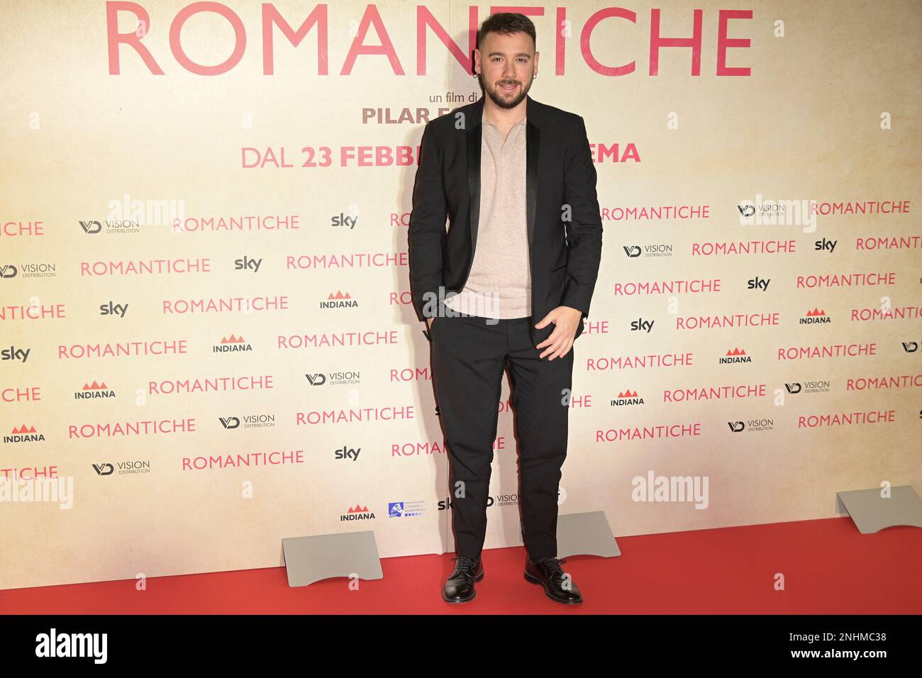 Emanuele Propizio attends the red carpet of the premiere of movie ...