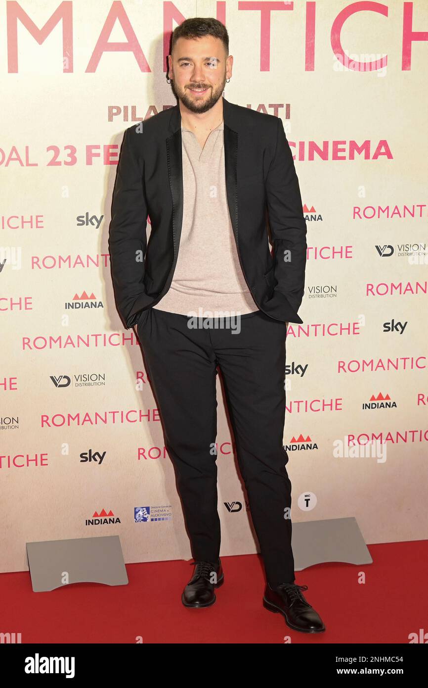 Emanuele Propizio attends the red carpet of the premiere of movie ...
