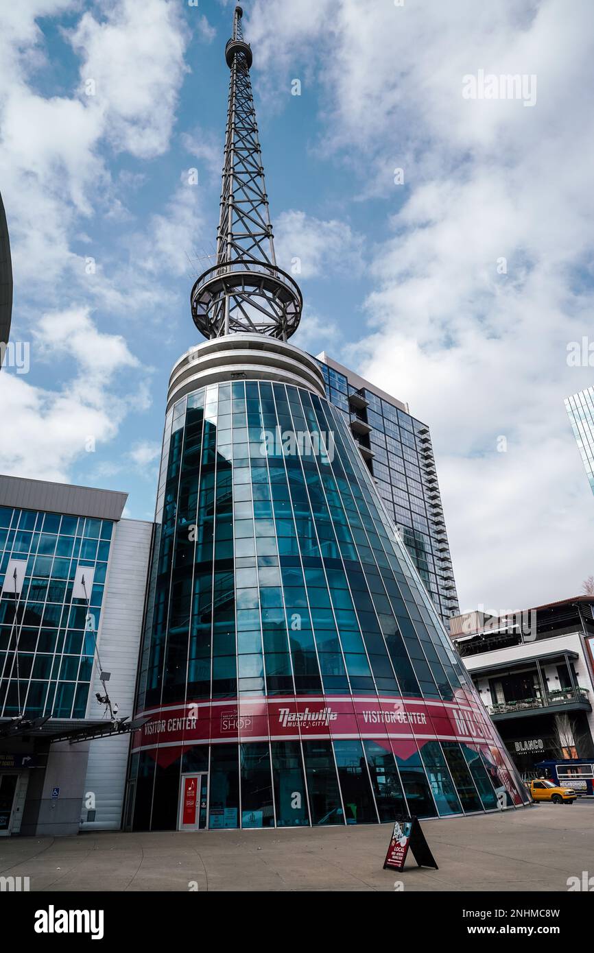nashville visitor center, next to bridgestone arena Stock Photo - Alamy