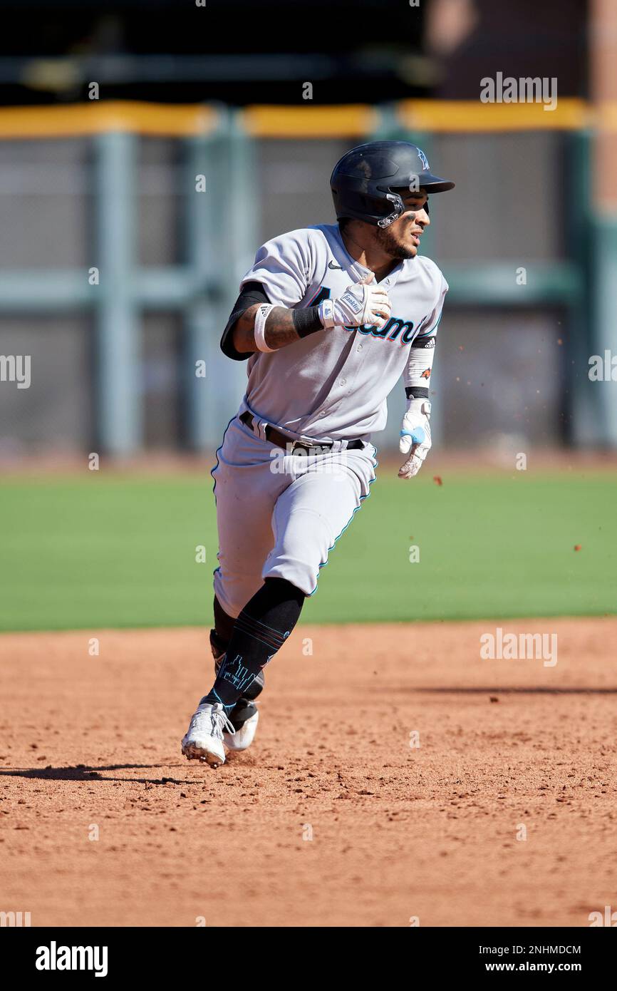 Victor Mesa Jr. (88) (Miami Marlins) of the Mesa Solar Sox during an ...