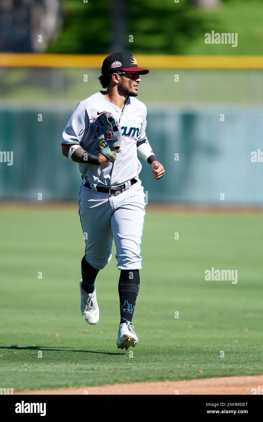 Victor Mesa Jr. (88) (Miami Marlins) of the Mesa Solar Sox during an ...