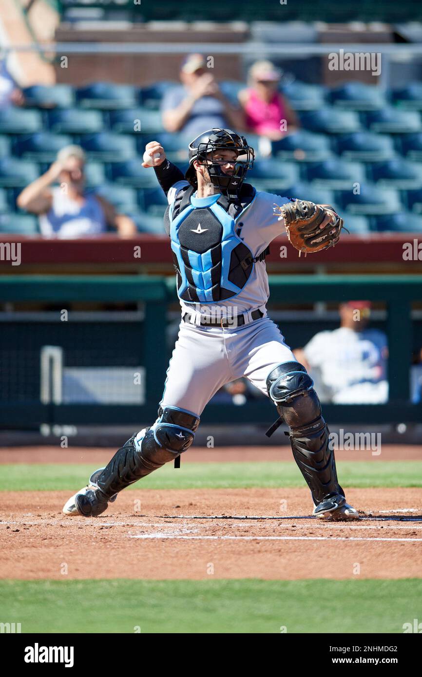 Joe Mack (7) (Miami Marlins) of the Mesa Solar Sox during an Arizona ...