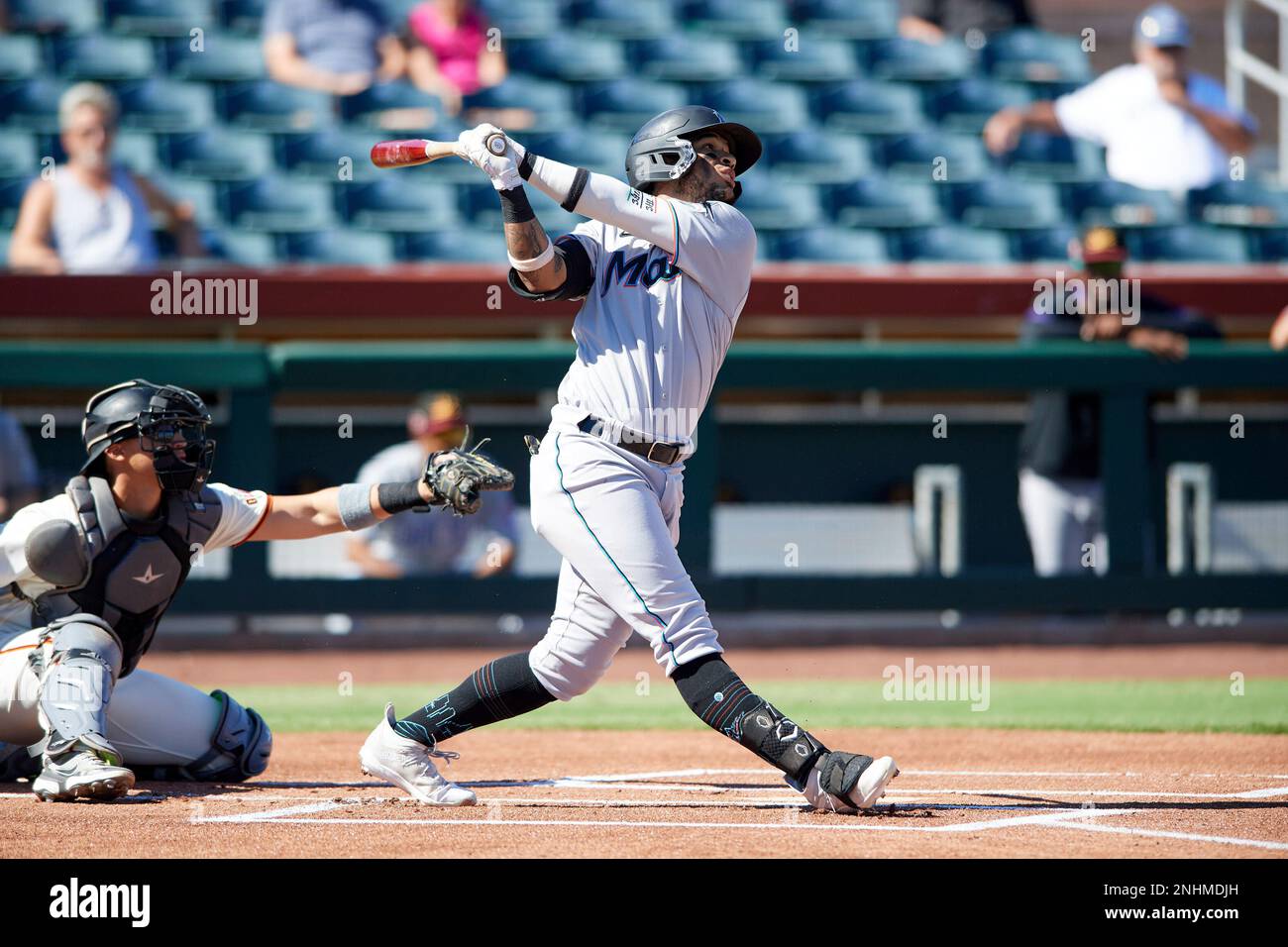 Victor Mesa Jr. (88) (Miami Marlins) of the Mesa Solar Sox during an ...