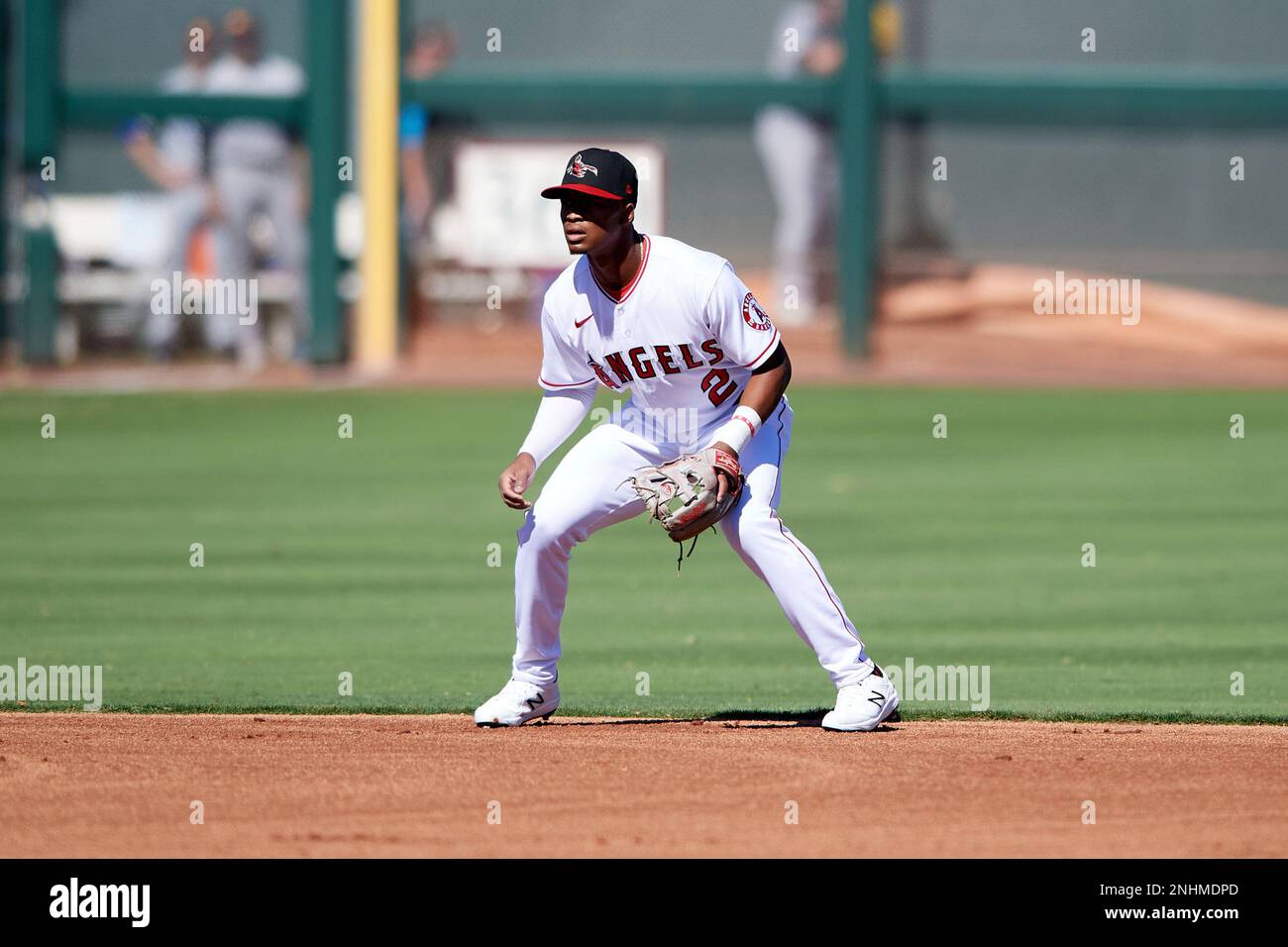 Kyren Paris (2) (Los Angeles Angels) of the Scottsdale Scorpions during ...