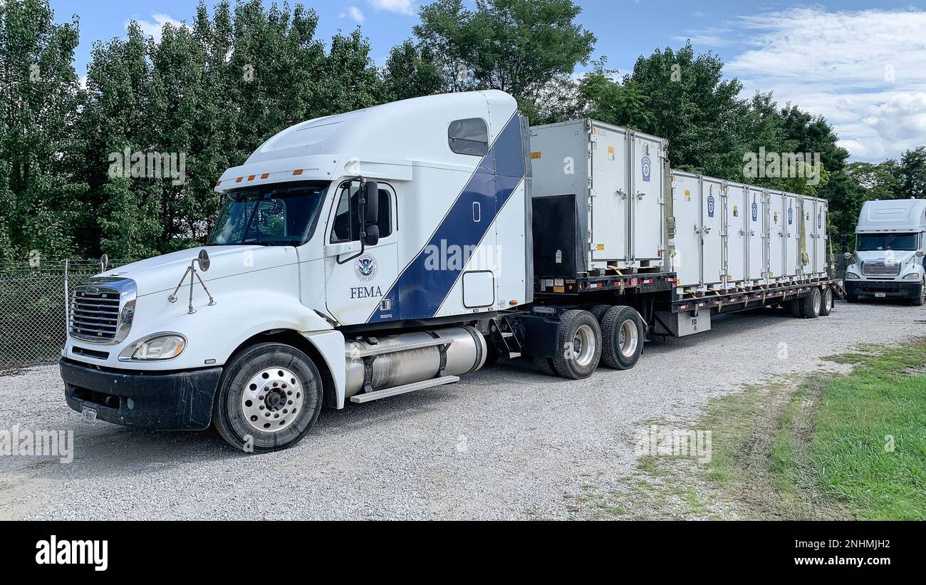 Hazard, Kentucky, July 30, 2022 - National US&R response system pods ...