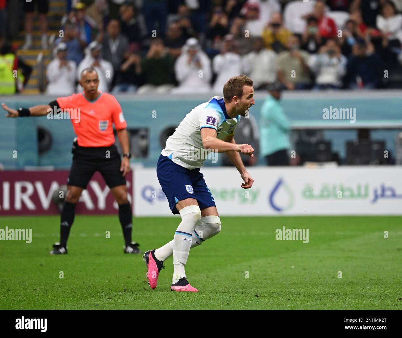 Harry KANE (9) of England scores in the second half during the FIFA ...